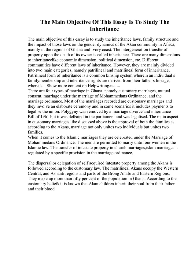 Extended Definition Essay Examples | PDF