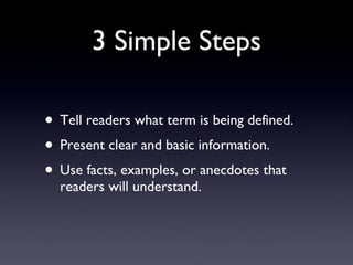 Extended definitions | PPT