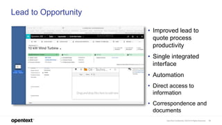 OpenText Extended ECM for Microsoft Dynamics Customer Engagement | PPTX