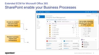 Extended ecm for office 365 overview and roadmap | PPT