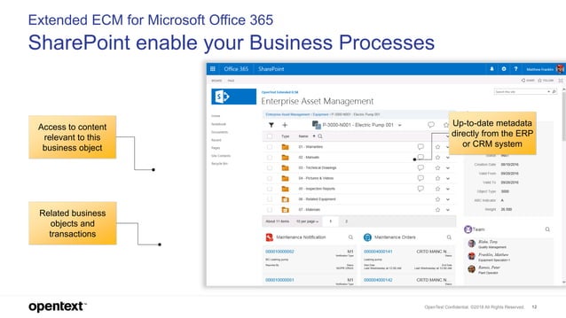 Extended ecm for office 365 overview and roadmap | PPT