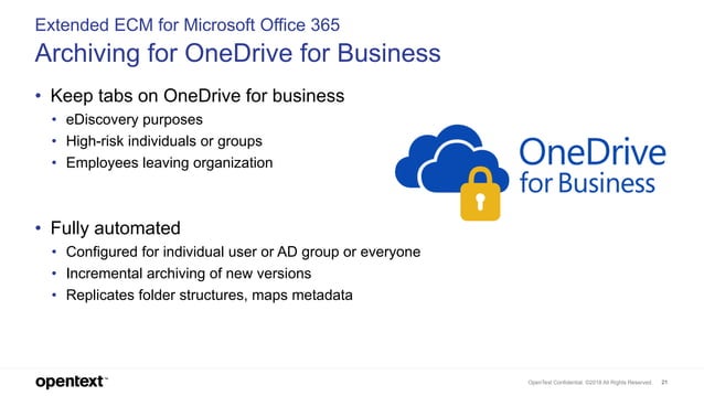 Extended ecm for office 365 overview and roadmap | PPT