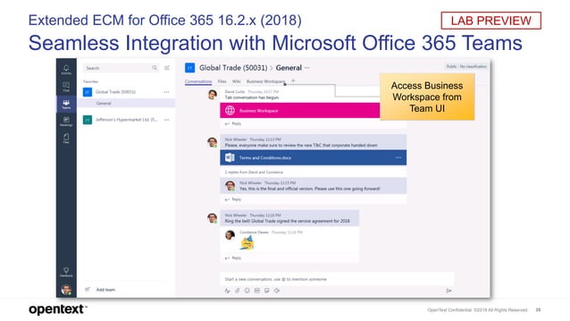 Extended ecm for office 365 overview and roadmap | PPT