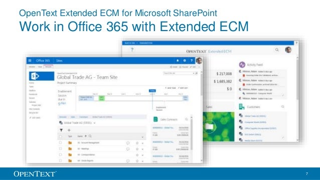 Extended ECM for Microsoft Sharepoint