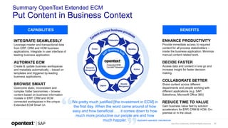 Extended ECM for SAP Solutions | PPTX