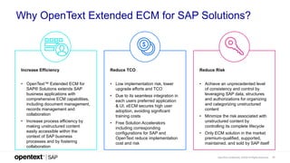 Extended ECM for SAP Solutions | PPTX