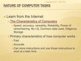 Extended english first_chapter_computer_and_history_of_computer | PPT