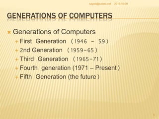 Extended english first_chapter_computer_and_history_of_computer | PPT