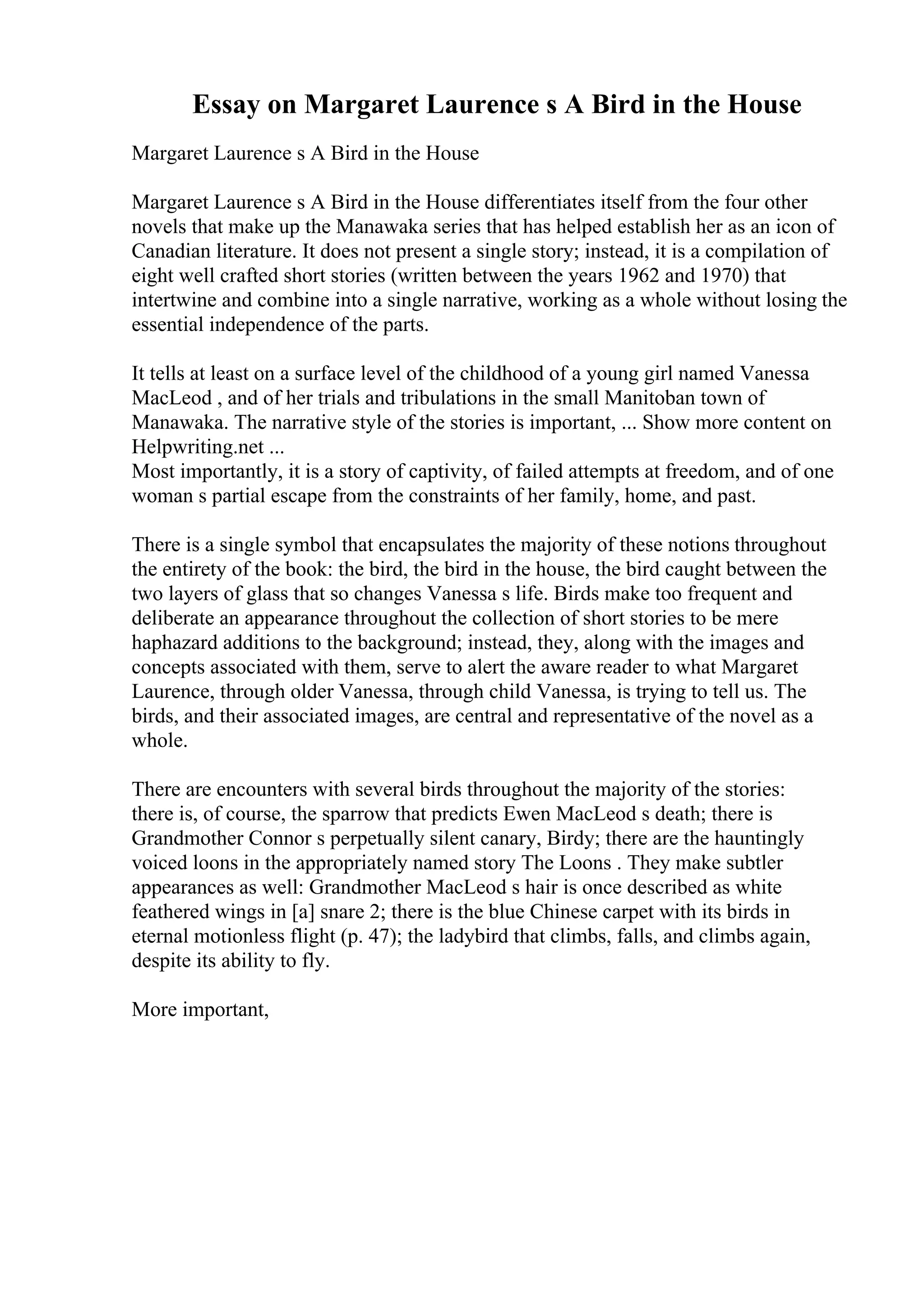 Extended Essay Abstract Examples | PDF