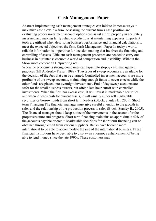 Extended Essay Abstract Examples | PDF