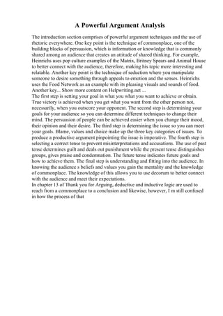 Extended Essay Abstract Examples | PDF