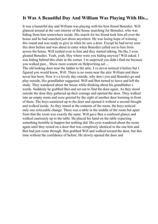 Extended Essay Abstract Examples | PDF