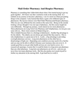 Extended Essay Example | PDF