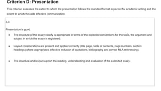 Extended essay intro | PPTX