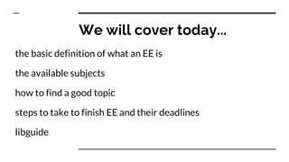 Extended essay intro | PPTX