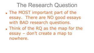 Extended essay intro | PPTX