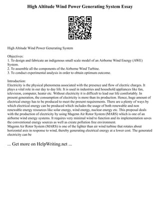 Extended Essay Proposal Form. Sample Senior Essa | PDF