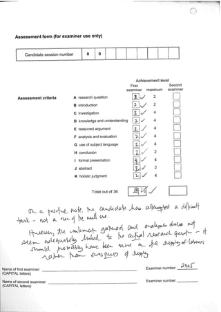 Extended essay sample | PDF