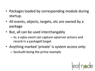 SQL Server Extended Events | PPTX | Databases | Computer Software and Applications