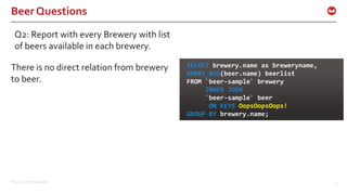 Extended JOIN in Couchbase Server 4.5 | PPTX | Databases | Computer Software and Applications