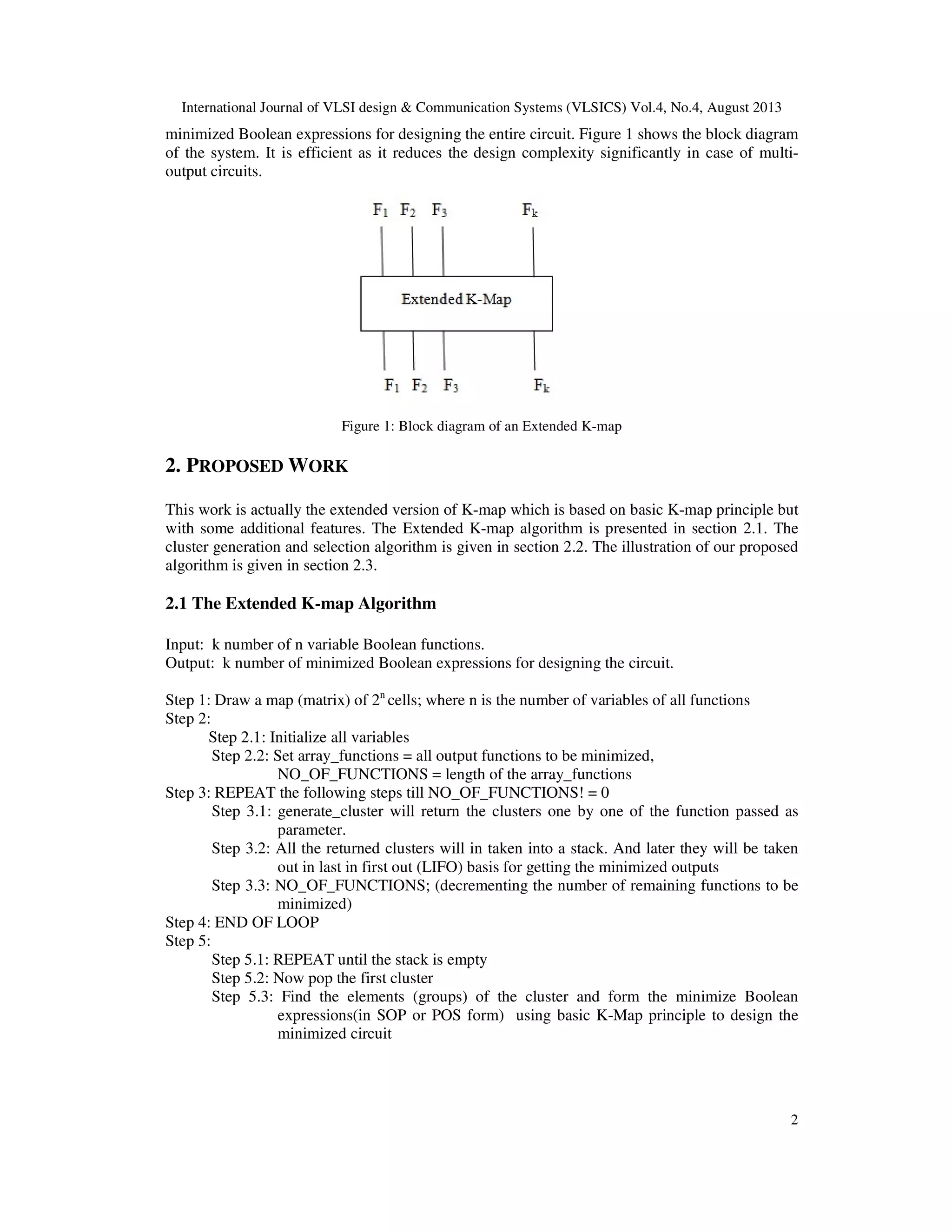 Extended K Map For Minimizing Multiple Output Logic Circuits Pdf