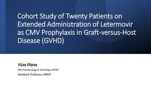 Extended Letermovir Prophylactic Therapy as CMV Prophylaxis in Graft ...