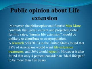 Extended life span | PPT