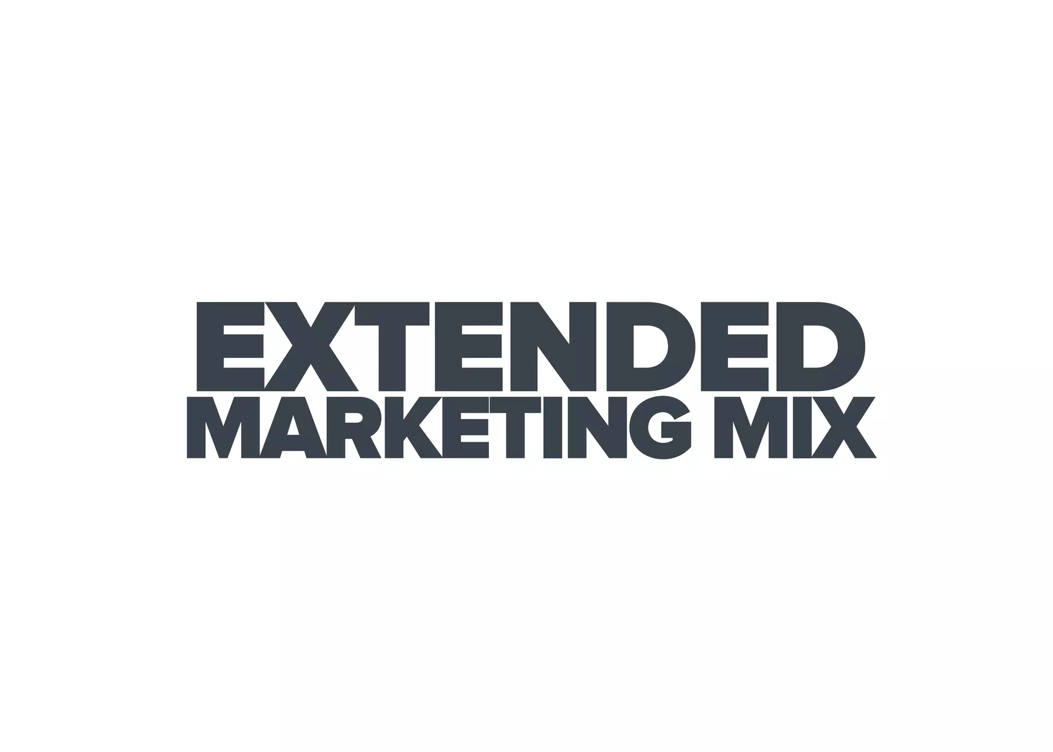 Extended Marketing Mix | PPT