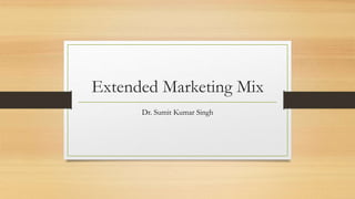 Extended marketing mix | PPT
