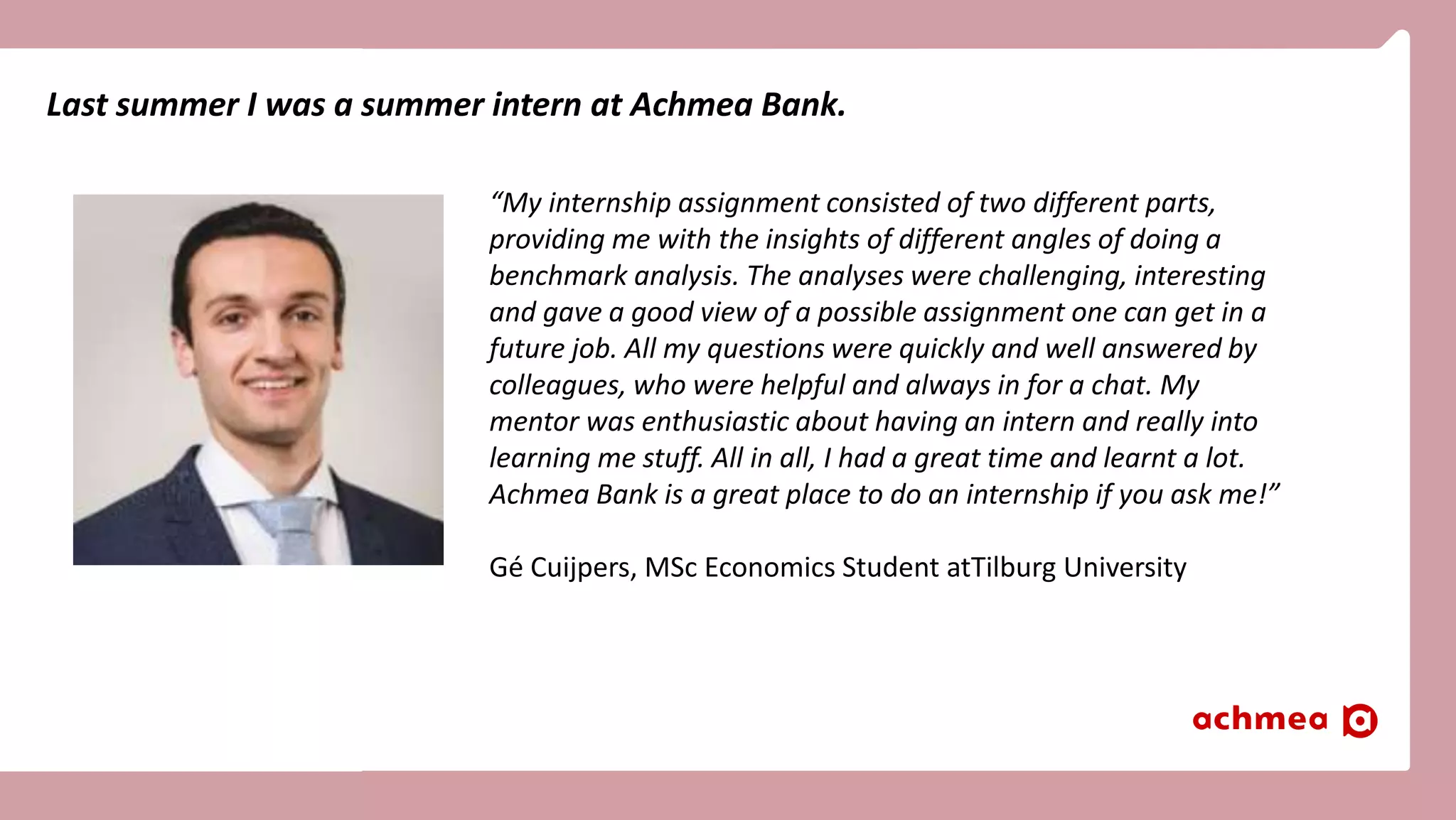 Extended Master - Presentation Achmea Bank | PPTX