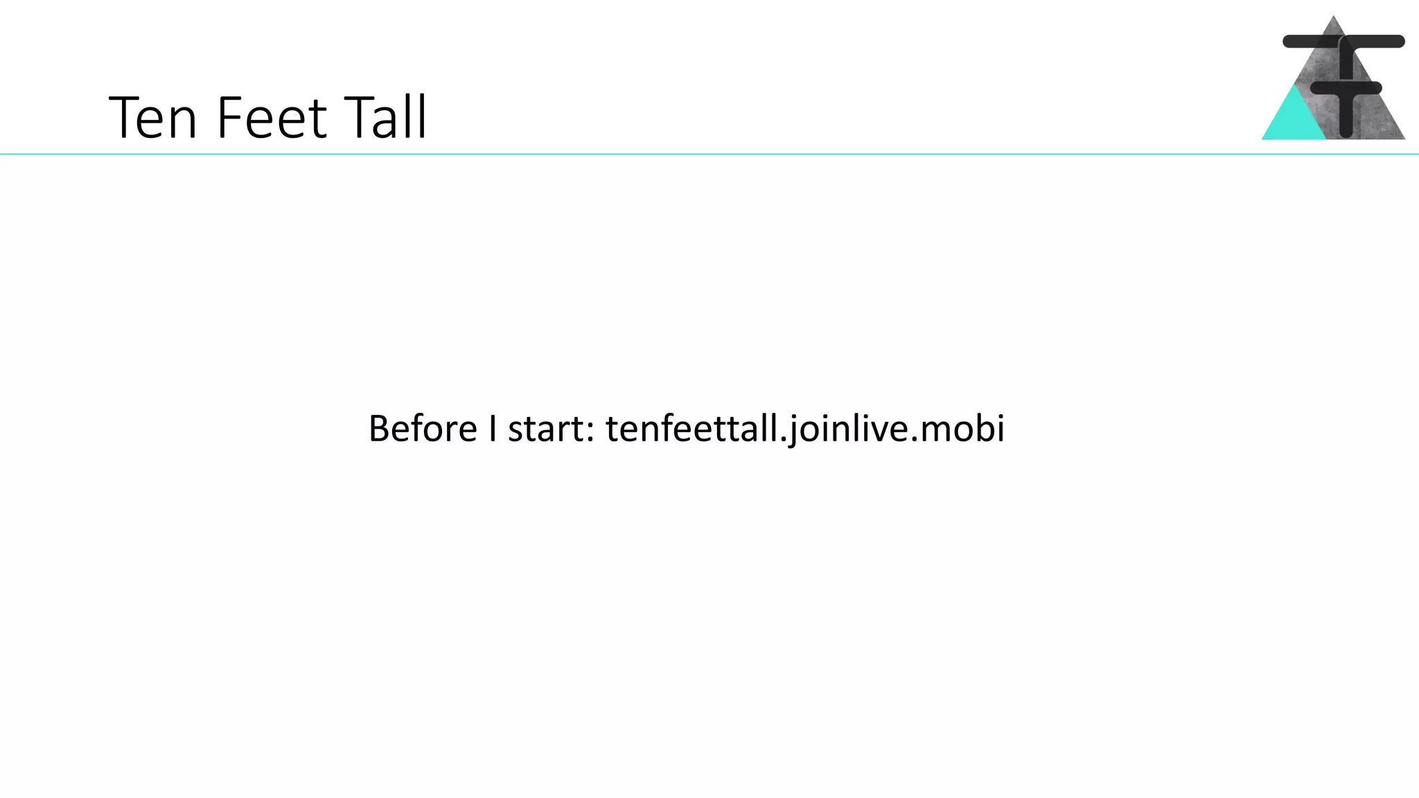 Extended Master - Presentation Ten Feet Tall | PPT