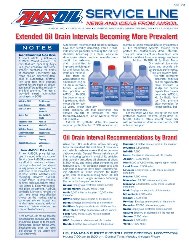 Extended oil drain intervals becoming more prevalent | PDF