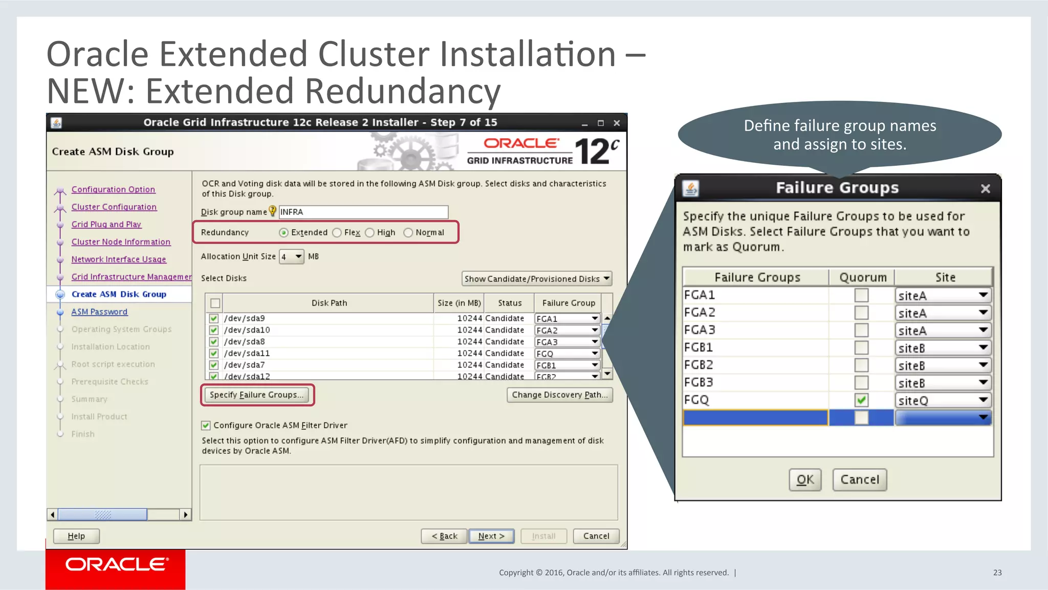 Oracle Extended Clusters for Oracle RAC | PDF