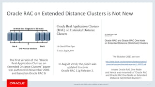 Oracle Extended Clusters for Oracle RAC | PDF