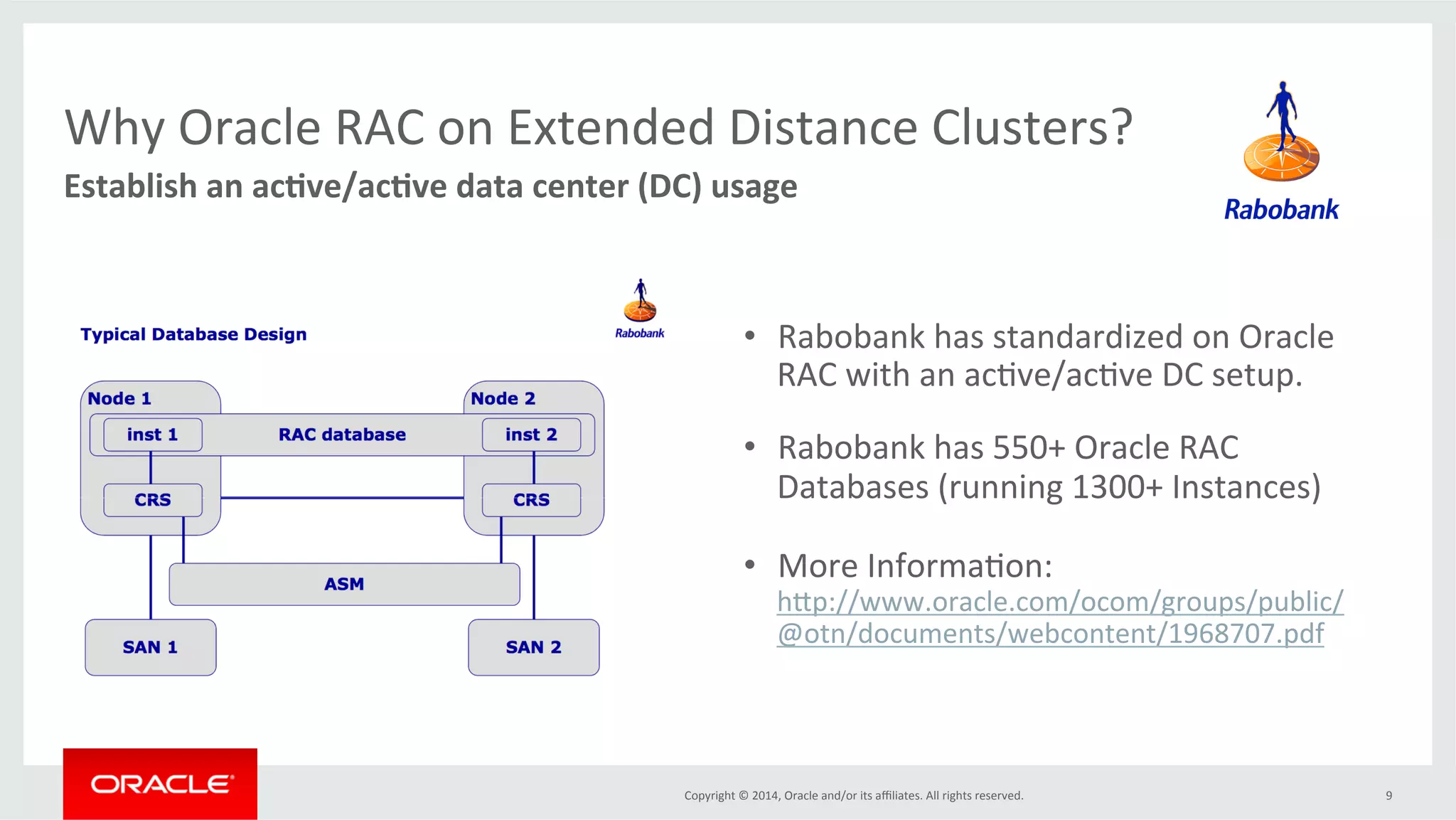 Oracle RAC on Extended Distance Clusters - Customer Examples | PPT