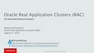 Oracle RAC on Extended Distance Clusters - Customer Examples | PPT