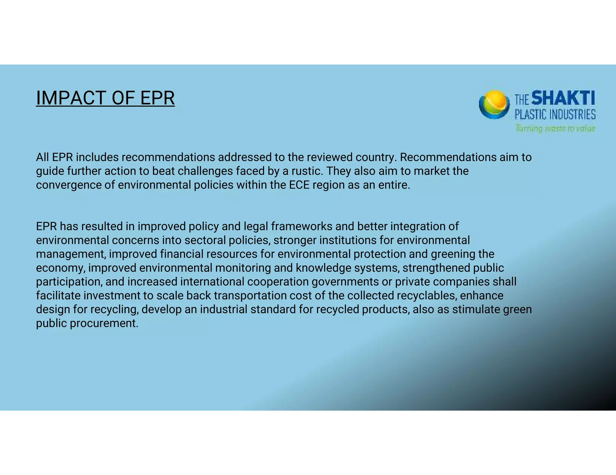 Extended producer responsibility (epr) | PDF