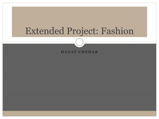 A2 extended project | PPTX