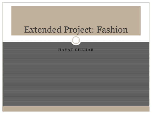 A2 extended project | PPTX