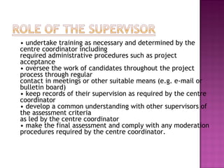 Extended project intro lesson | PPT