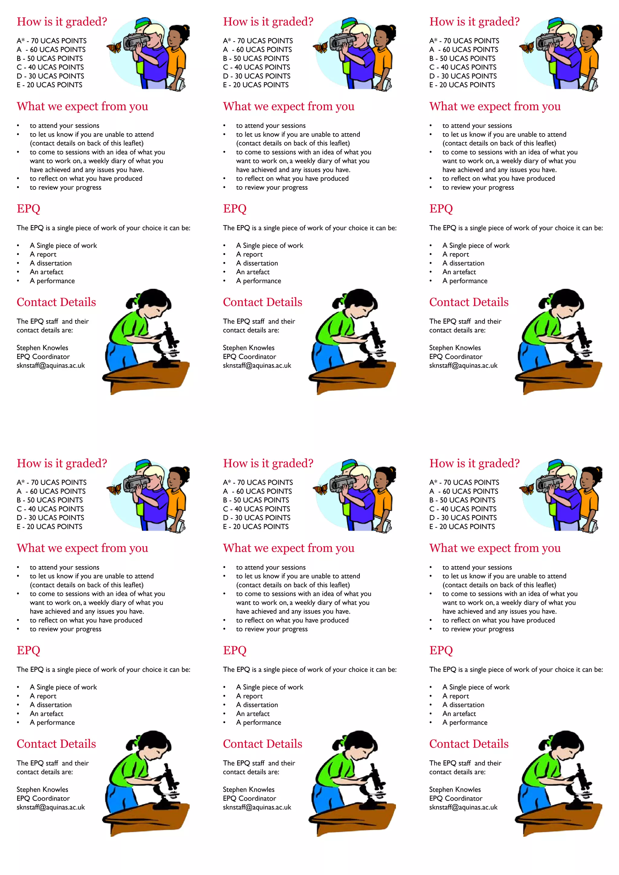 Extended project leaflet | PDF