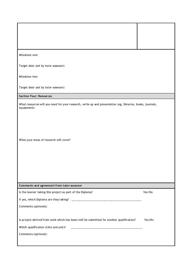 Extended Project Proposal Form Extended Project Proposal Form