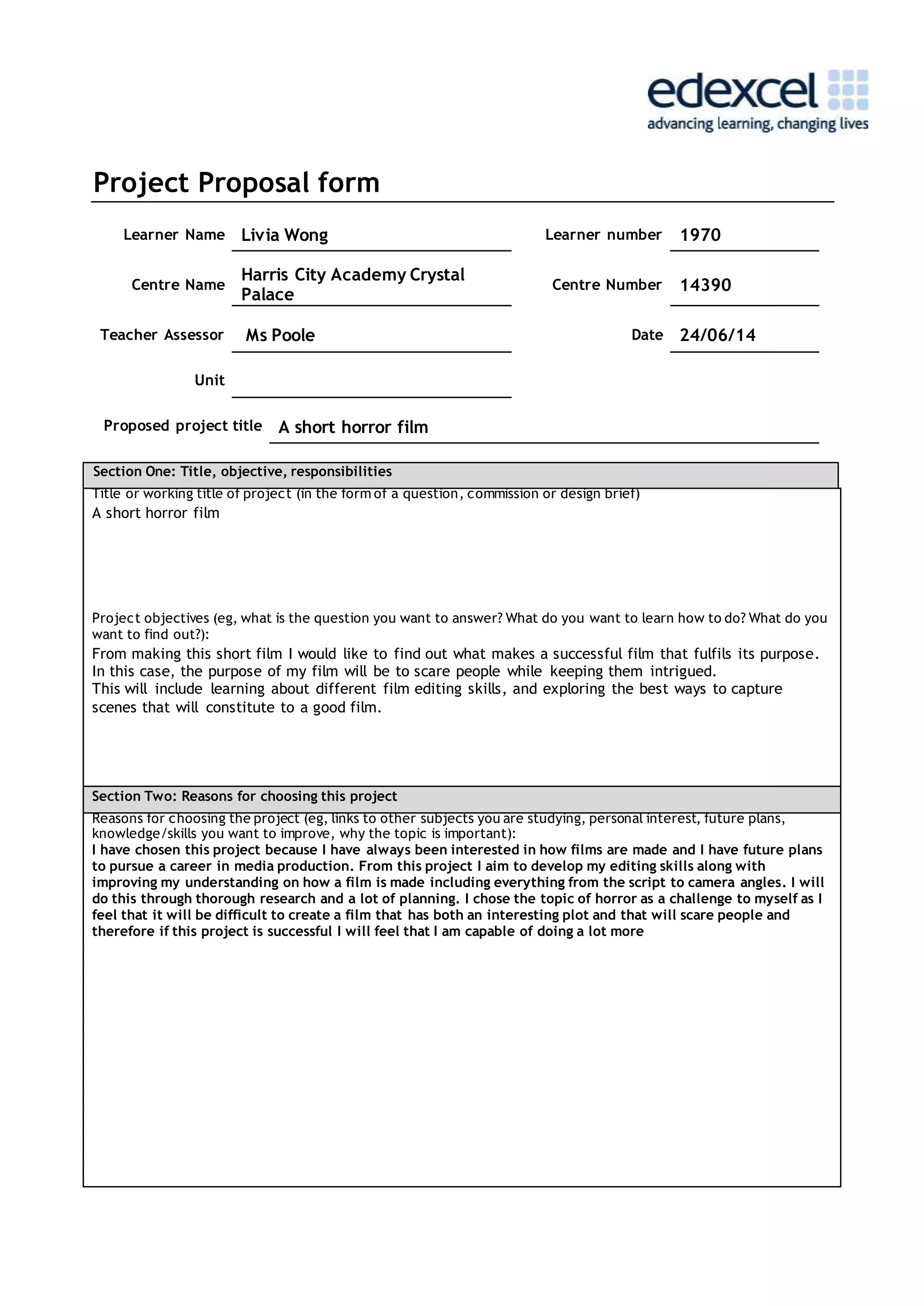 Extended project proposal form | DOCX