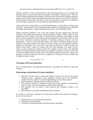 Extended pso algorithm for improvement problems k means clustering algorithm | PDF