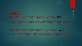 Extended real numbers | PPT