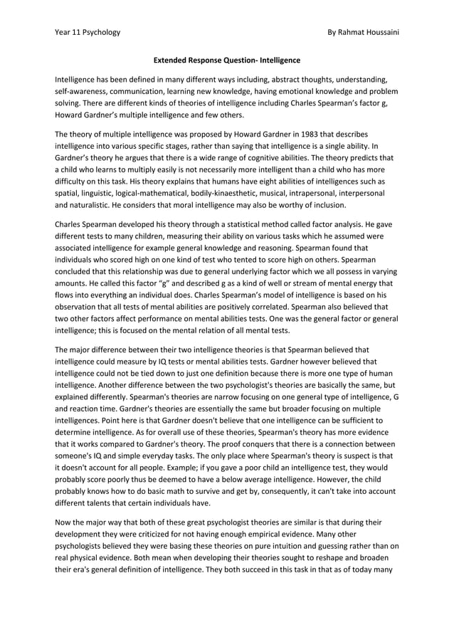 Extended response question | DOCX | Physics | Science