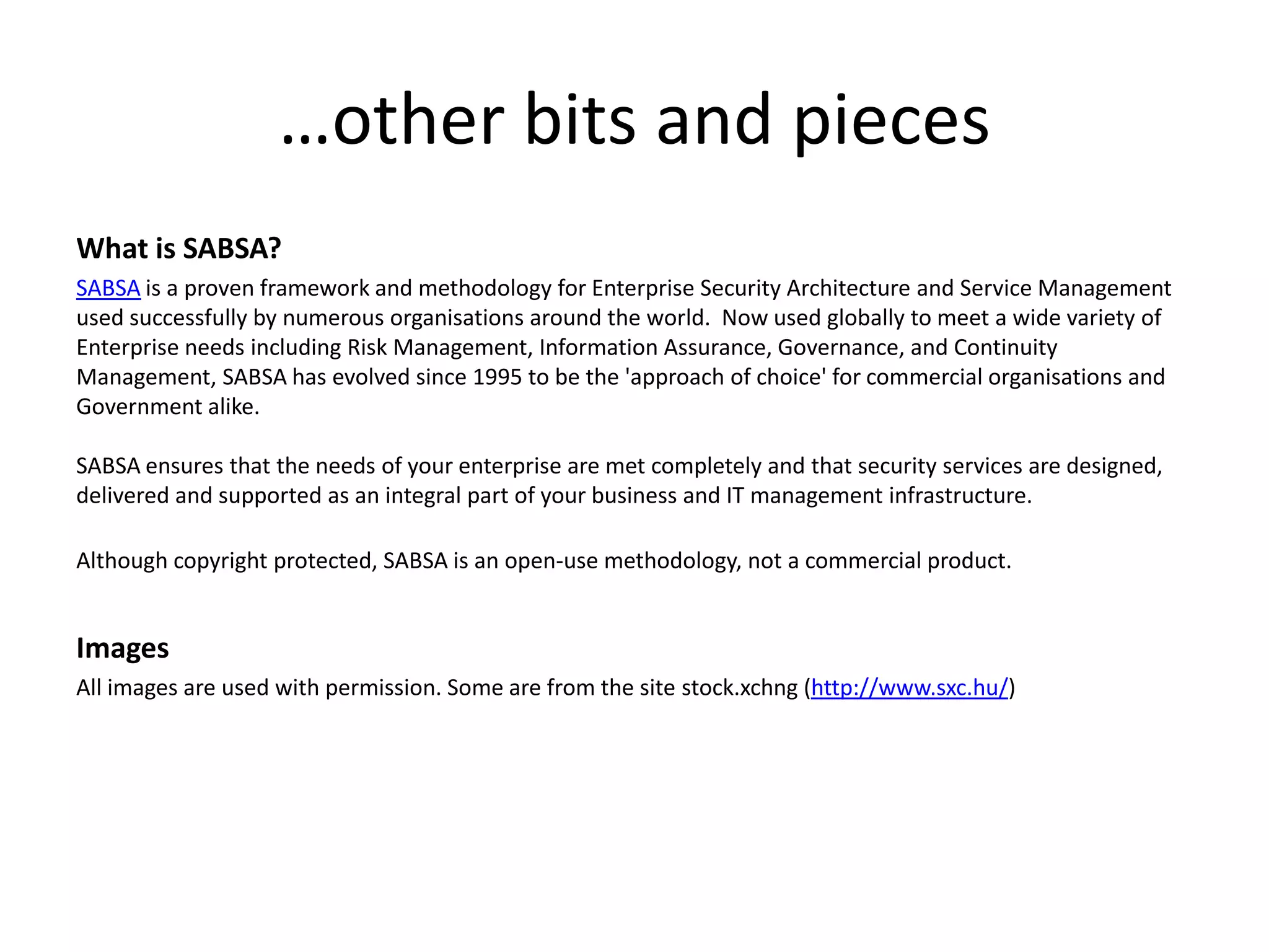 A Practical Example to Using SABSA Extended Security-in-Depth Strategy ...