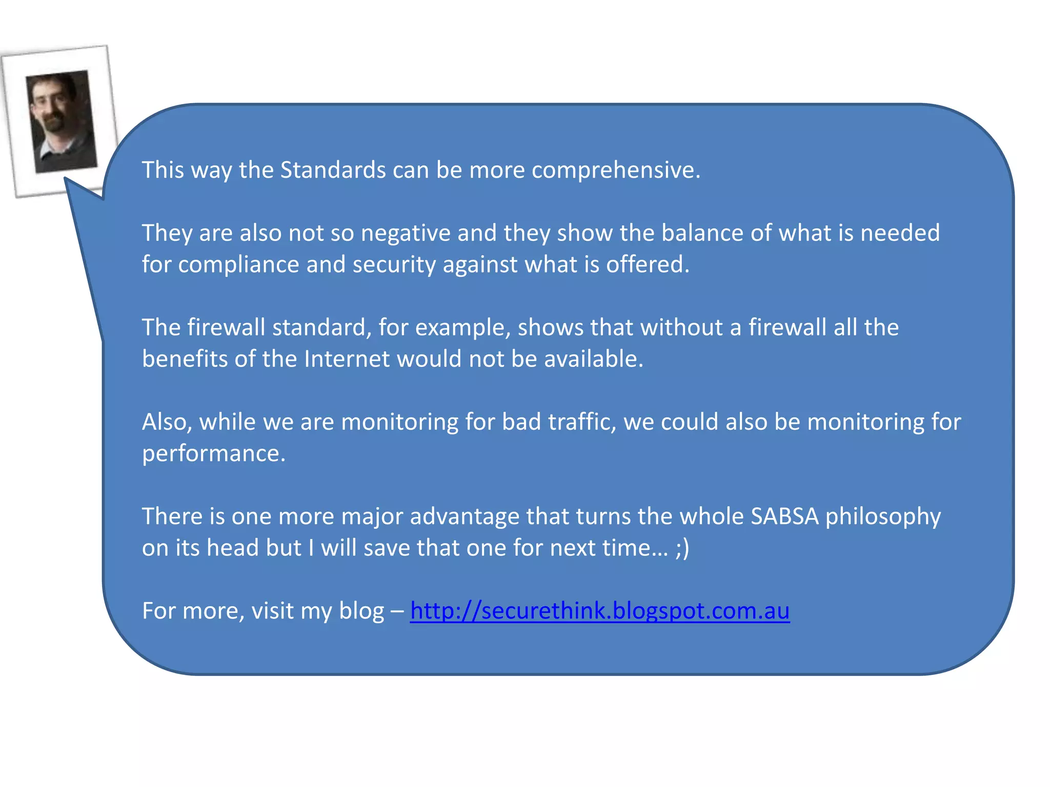 A Practical Example To Using Sabsa Extended Security In Depth Strategy Pptx Information And
