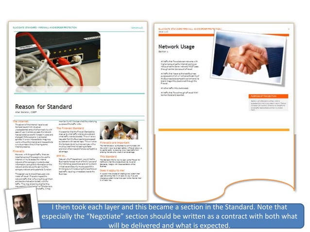 A Practical Example To Using Sabsa Extended Security In Depth Strategy Pptx Information And