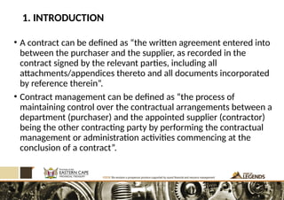 EXTENDED SCM FORUM PRESENTATION- CONTRACT MANAGEMENT.PPTX